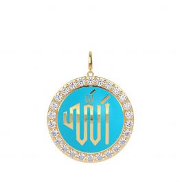 Buy Allah Gold Charm Jewellery set online